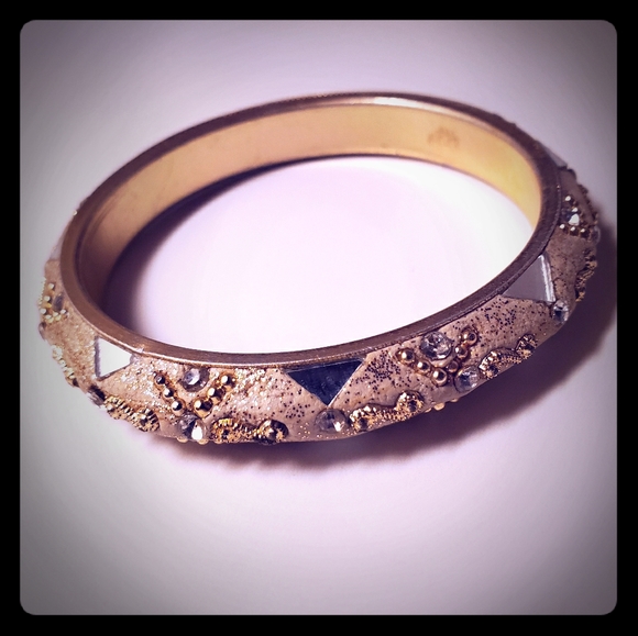 Jewelry | Large Womens Bangle Gold Bracelet | Poshmark